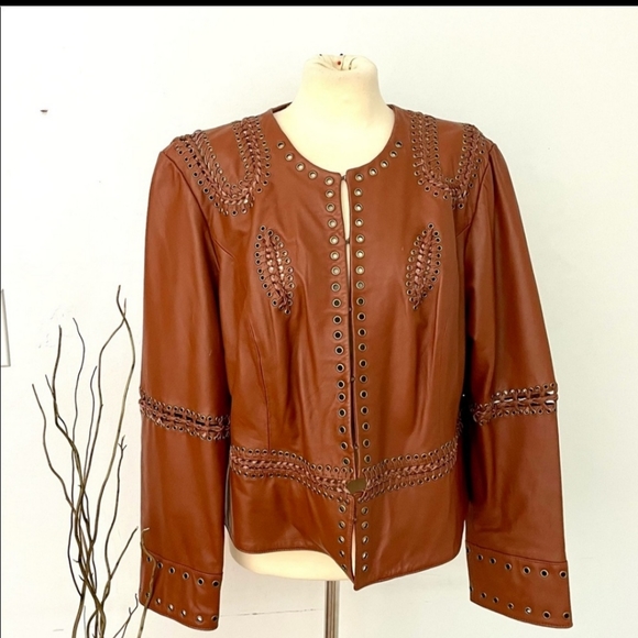 Pamela McCoy | Jackets & Coats | Pamela Mccoy Leather Jacket | Poshmark